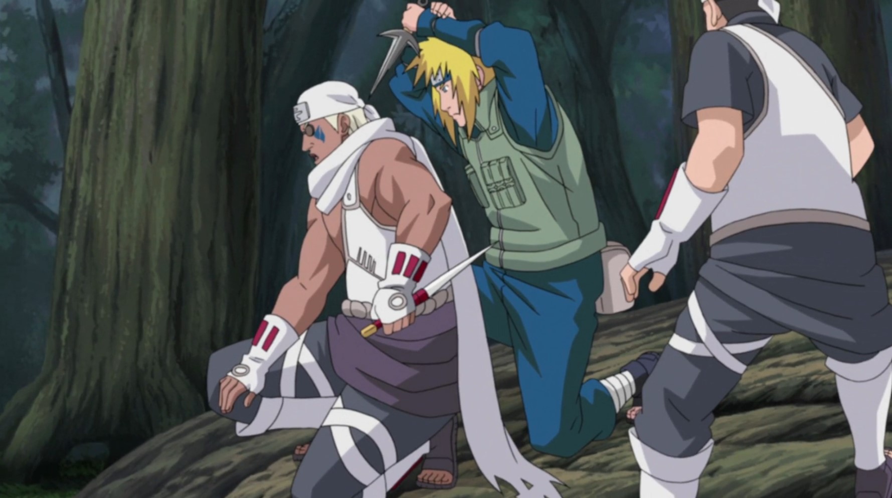 Watch battle Minato vs Fourth Raikage A and Killer Bee with English Dub ...